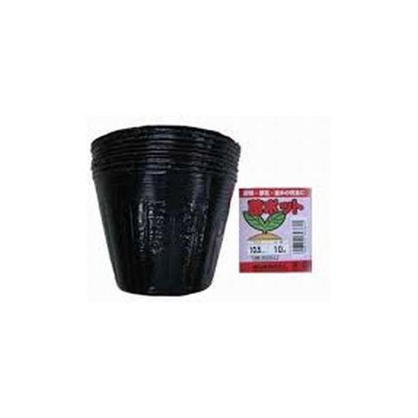 苗ポット 10.5cm 10個入種まき用ポリポットの10個セット花苗や野菜苗、アガベやコーデックスの実生の種蒔きに【仕様】寸法：10.5cmカラー：黒【材質】ポリエチレン