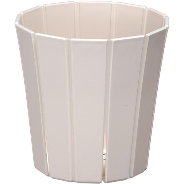 スリット穴が目立ちにくい、一体感のある縦ラインが特徴。根の育成環境を整えて、そのままインテリアに飾れる「デザインスリット鉢」。陶器鉢のような手触りと、シンプルで安定感のある寸胴型のフォルムで、観葉植物などをすっきり清潔に飾れます。サイズ：Φ...