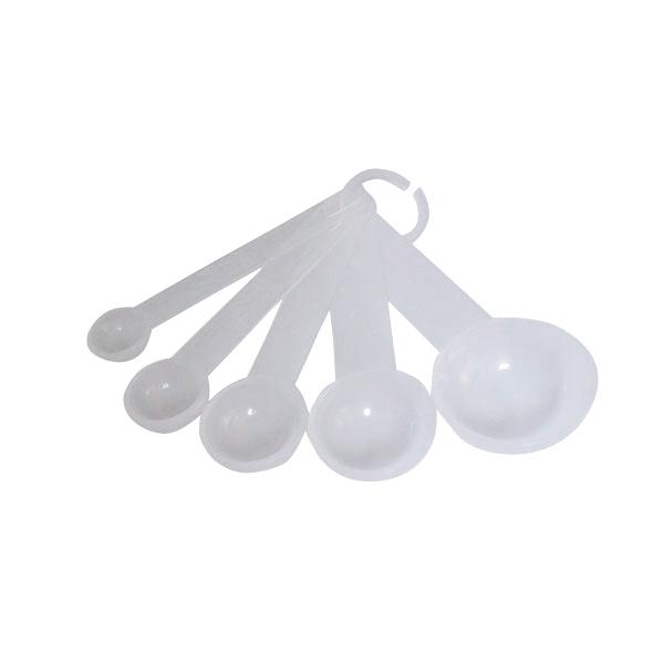 ●あると便利！薬剤や薬液、肥料、顆粒の農薬など、細かな計量に。【内容】●5P（15ml・7.5ml・5.0ml・2.5ml・1.5ml）●材質：ポリプロピレン