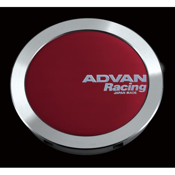 ＡＤＶＡＮＲａｃｉｎｇ　センターキャップ　キャンディレッド★ホイールＢＯＲＥ径：６３Ф（キャップ側）★同梱品：センターキャップ１個、センターキャップ固定剤１個、説明書★本体１個の税込み価格■ＡＤＶＡＮＲａｃｉｎｇセンターキャップは、ＲＳ−Ｄ...