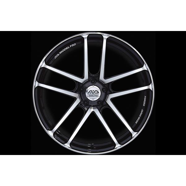 ★送料無料（沖縄・離島除く）★ホイール１本の税込価格です。★ＡＶＳ　ＭＯＤＥＬ　Ｆ５０　８．５Ｊ-２０　５Ｈ１１４．３　＋３８★ホイールカラー：グロスブラックコンビ（ＧＢＣ）★ホイールインセット：＋３８★ナットホール：Ｍ１４★ＡＶＳセンター...