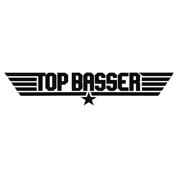 ・商品名TOP BASSER トップバサー カッティングステッカー・サイズ縦4.8ｃｍ×横25ｃｍカッティングステッカーの上に、転写シートを貼った状態でお届けステッカーを張りたい部分をキレイに掃除し、貼りたい場所をマスキングテープなどできち...