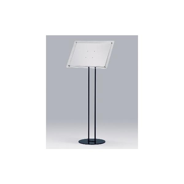 ●クリア感がソフトを引き立て、おしゃれなお店にピッタリ。●飲食店、物販、サービス施設など、オールラウンドに使えます。●2ポールデザインが安定感あるスタイル。用紙寸法：A3（297×420）外寸法：485×1191×300有効画面寸法：298...