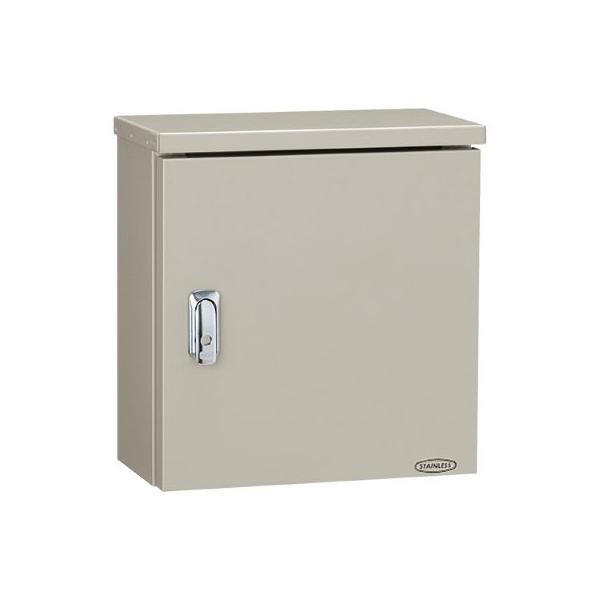 屋外用　木製基板付寸法mm：ヨコ200・タテ300・フカサ160外形寸法mm：タテ320取付基板寸法mm：ヨコ150・タテ250有効フカサmm：131質量kg：3.1塗装色：ライトベージュ塗装（5Y7/1）材質：ステンレス取付基板：鉄製基板...