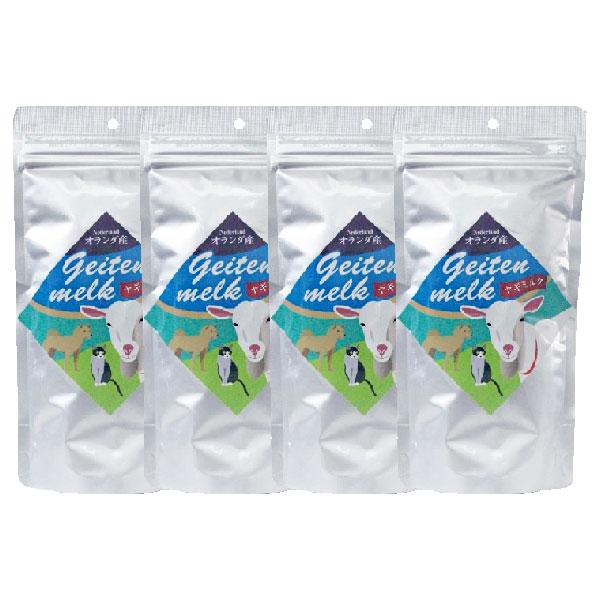 【原材料】ヤギ全脂粉乳100％【内容量】1個 100g【成　分（100g中）】エネルギー514kcal、たんぱく質25g、乳脂肪31g、炭水化物35g、カリウム1450mg、カルシウム950mg【与え方】ヤギミルク：お湯＝1：10の割合で溶...