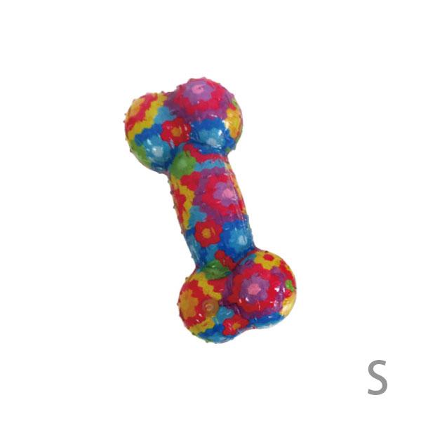 安全な素材、TPE樹脂を使用したポップで楽しい丈夫なドッグトーイ。スクィーカーは愛犬の興味を引く高い鳴音です。水に浮くので海や川でも楽しめます。「もっておいで」のトレーニングにも最適。サイズ：（約）高さ 12cm× 幅 5.2cm× 奥行 ...