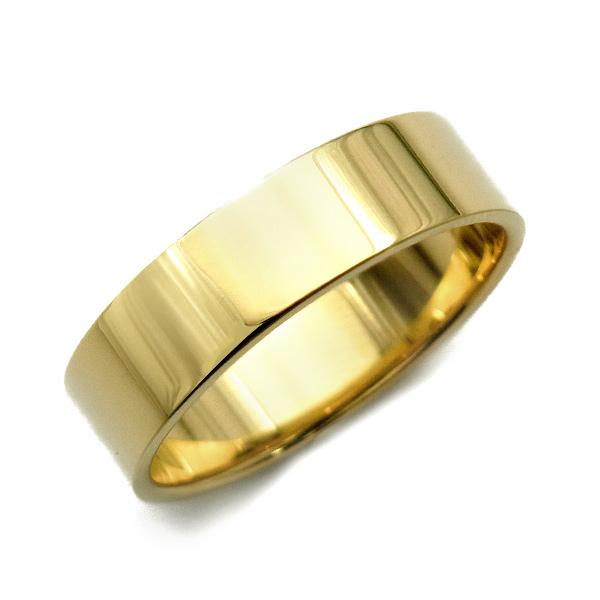 【地金素材】K18(イエローゴールド)【重さ】約3.6g【寸法】巾 :約5.0mm /厚 :約0.8〜0.9mm※サイズによって若干の差異がございます【サイズ】#9〜22※その他のサイズにつきましてはお問い合わせください※在庫切れの場合はサ...