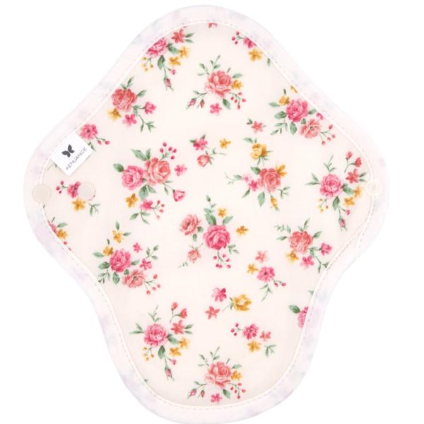 肌面がオーガニックコットンのショーツと同じニット生地で、優しい肌ざわりと、素肌感が優れています。軽い日昼用の生理ナプキンに最適な、防水布入りで羽根つきのオーガニックコットン使用した一体型の布ナプキンです。使い慣れた紙ナプキンの使い良さと吸水...