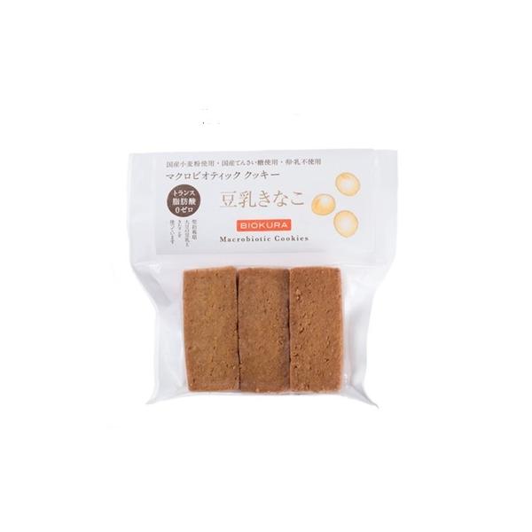 北海道の契約農場産大豆のきな粉と豆乳を使った風味豊かなクッキーです。国産小麦粉、国産てんさい糖を使用し、卵や乳といった動物性食品を使用していません。また、保存料や香料といった添加物を使わず、ショートニングも使用しないトランス脂肪酸ゼロの安心...
