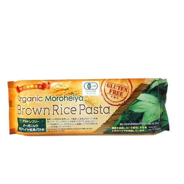 化学肥料や農薬を使用しないで栽培された玄米と、モロヘイヤパウダーを使用しています。お米の酸化を防ぐため、米粉を使用せず、玄米をそのまま茹でておかゆ状にして、そのまま乾燥させています。グルテンフリーのもちっとした食感のパスタ、サラダヌードルな...