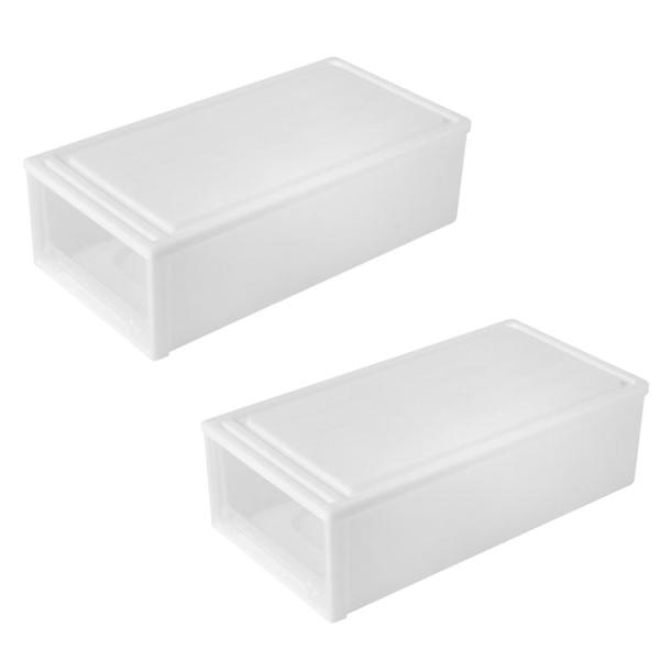 中身がわかるクリア引出しです。浅型は3段まで、深型は2段まで積み重ねができます。引き出しのケースが取り出せるタイプです。メーカー 　ホームコーディ《単品　浅型》型番 　HC-OCA23-TM222原産国 　日本素材 　ポリプロピレン商品サイ...