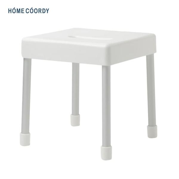 バスタブに掛けて水切りができます。軽量アルミ合金製《30cm》型番 HC-AFI50AT211-SH30原産国 中国素材 座面：ポリプロピレン、脚部：アルミニウム合金、すべり止め：熱可塑性エラストマー商品サイズ 幅28.7×奥行き28.7×...