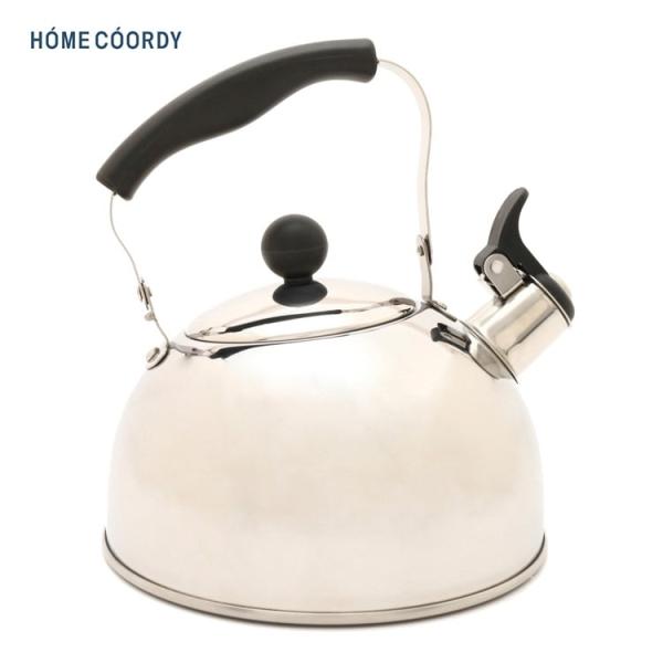 【IH対応】　ガス火も使用可型番 HC-SFK12102622原産国 中国素材 本体：ステンレス鋼、取っ手・つまみ：フェノール樹脂、笛部：ナイロン商品サイズ 19.5×19.5×17.7cm重さ 800g適正容量 1.8L（満水容量2.6L...