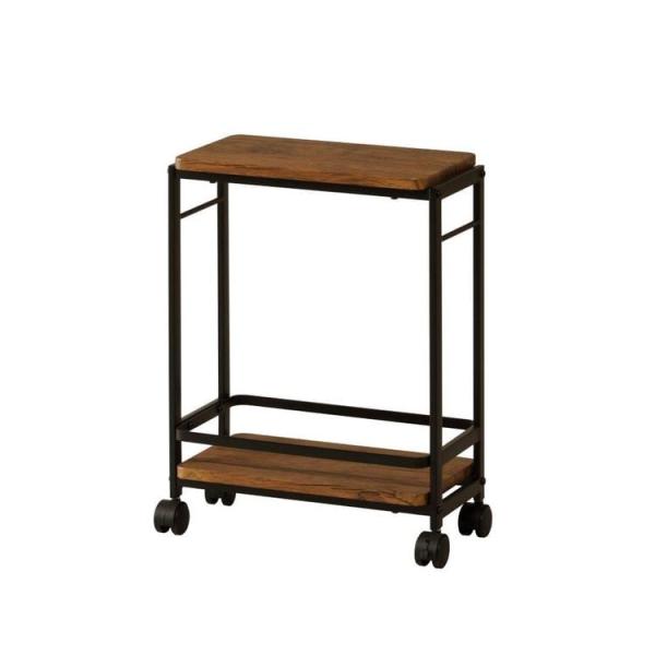 使わないときはテーブル下に、作業時にはサイドテーブルとして活用。キャスター付きで簡単移動。型番 VWG-ST20(BR)メーカー 弘益商品サイズ 幅39×奥行20×高さ52cm収納：棚内寸幅82×奥行21×高さ8.5cm重量 約4kg耐荷重...