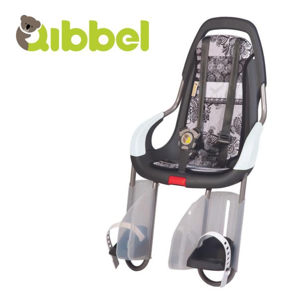 ★オランダ生まれのチャイルドシートブランドQibbel(キュベル)のリアキャリア取付タイプのチャイルドシート★●剛性感のあるシートの安全性はもちろん、オランダらしいデザインのクッションがかわいいチャイルドシートです。 ●シート下部に取付装置...