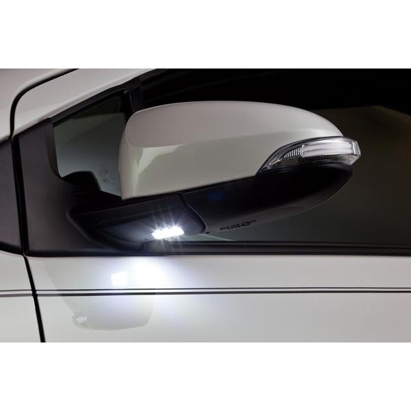 Crave（クレイヴ）NHP10アクア前期用　ウエルカムランプキット（1年間メーカー保証付）ミラー下部を交換するタイプ。ドアロックを解除した際、内蔵の高輝度LEDが点灯し、エスコートします。適合車種：AQUA(NHP10)※メーカー欠品の場...