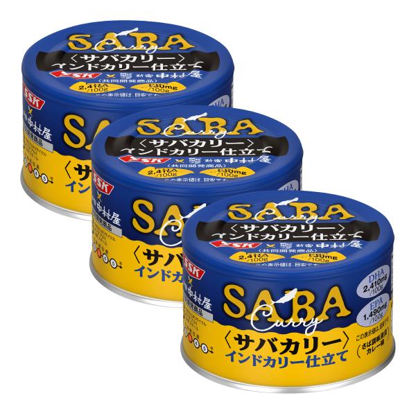 【発売日：2026年01月05日】ココナッツを加えたやさしい味わいのカリーサバ缶です。清水食品×新宿中村屋共同開発による、本格カリーのさば缶です。 国産水揚げのさばを使用、中村屋料理長によるレシピの組立て、インドカリーの味をベースに玉ねぎ、...