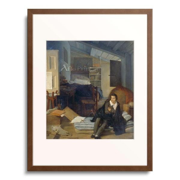 Artist:  Minardi, Tommaso,1787-1871 Medium:  Selbstbildnis im Wohnraum Dimensions:  37 x 33 cm Location:  Florenz, Galle...