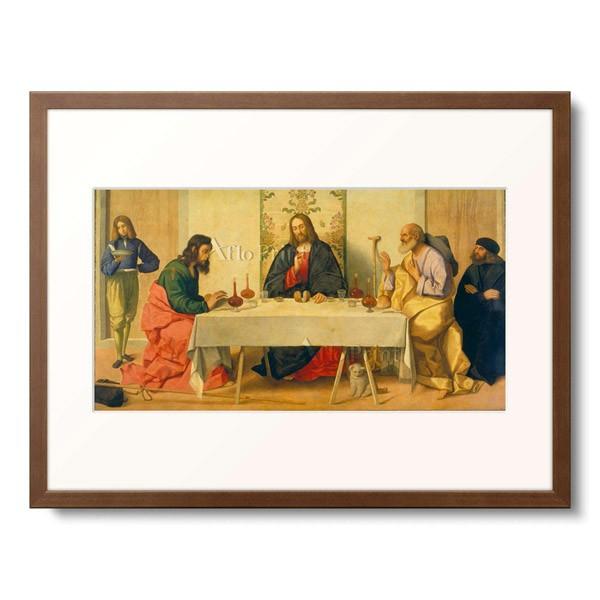 Artist:  Catena (Vincenzo di Biagio),ca. 1470-1531 Imagetitle:  The Supper at Emmaus. 1520 Dimensions:  130 x 241 cm Med...