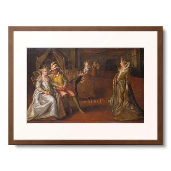 Artist:  Toeput, Lodewijk (called Pozzoserrato),ca. 1550-1605 Imagetitle:  Venetian courtesans. Location:  Privatbesitz ...