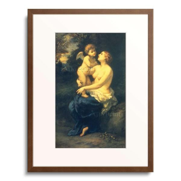 Artist:  Diaz de la Pena, Narcisse,1807-1876 Imagetitle:  Amor, auf dem Arm der Venus. 1851. Dimensions:  45 x 28 cm Loc...