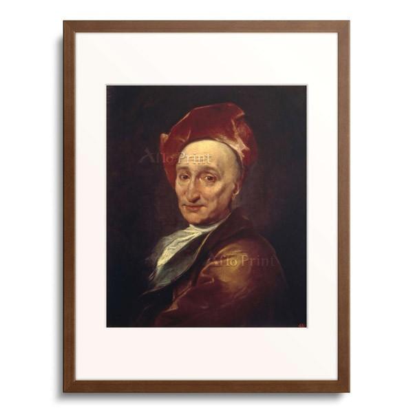 Artist:  Rigaud, Hyacinthe,1659-1743 Imagetitle:  Portrait of Bernard Le Bovier de Fontenelle. Dimensions:  54 x 44 cm M...