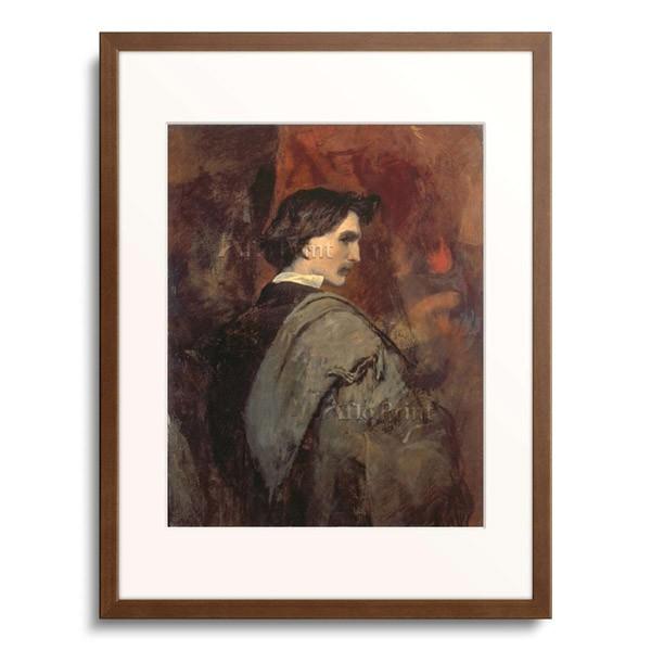 Artist:  Feuerbach, Anselm,1829-1880 Imagetitle:  Self-portrait. 1854/58 Dimensions:  92 x 73 cm Medium:  Oil/Canvas Loc...