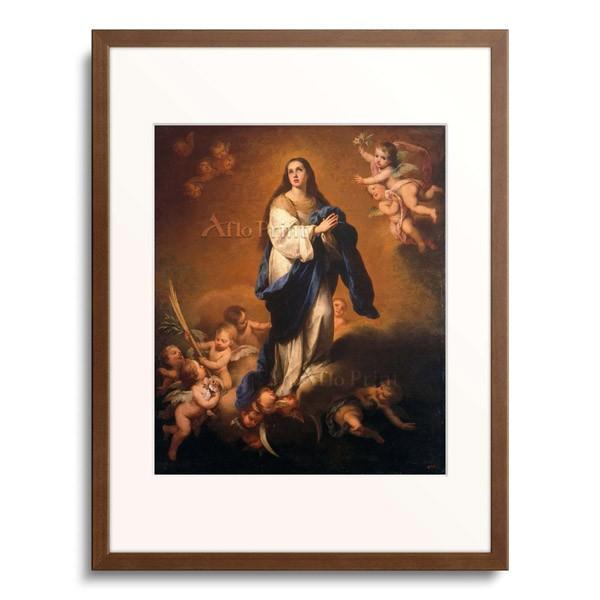 作家名： バルトロメ・エステバン・ムリーリョ  ( 1617年 - 1682年 ) タイトル：無原罪の御宿り国籍： スペイン ジャンル　： バロック　セビーリャ派  Artist:  Murillo, Bartolome Esteban,1...