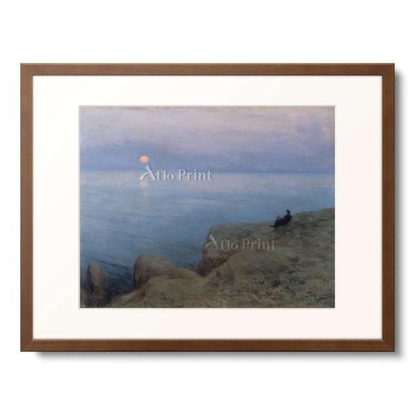 Artist:  Pasternak, Leonid Ossipowitsch,1862-1945 Imagetitle:  Alexander Pushkin at the Seashore. 1896 Dimensions:  61 x...