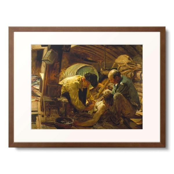 Artist:  Sorolla, Joaquin,1863-1923 Medium:  The Accident. 1894 Dimensions:  151,5 x 204 cm Location:  Madrid, Cason del...