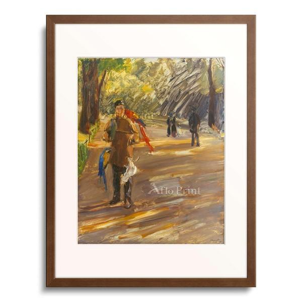 作家名： マックス・スレフォークト (1868年-1932年)国籍：  ドイツ ジャンル：  印象派 Artist:  Slevogt, Max,1868-1932 Imagetitle:  Man with parrots. 1901 D...