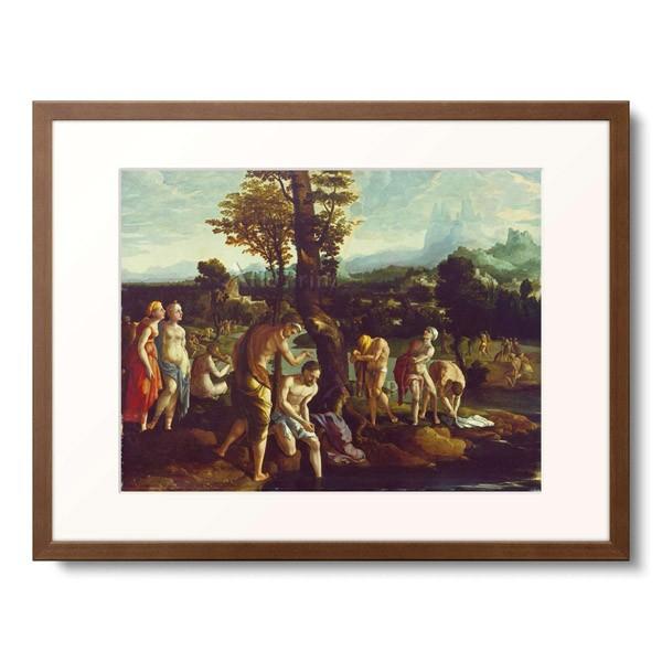 Artist:  Scorel, Jan van,1495-1562 Medium:  The Baptism of Christ. Dimensions:  121 x 156,5 cm Medium:  Oil/Wood Locatio...