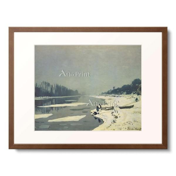作家名:クロード・モネ  ( 1840年 - 1926年 ) 国籍:フランス ジャンル:印象派Artist: Monet, Claude,1840-1926 Imagetitle:Ice on the Seine at Bougival. ...