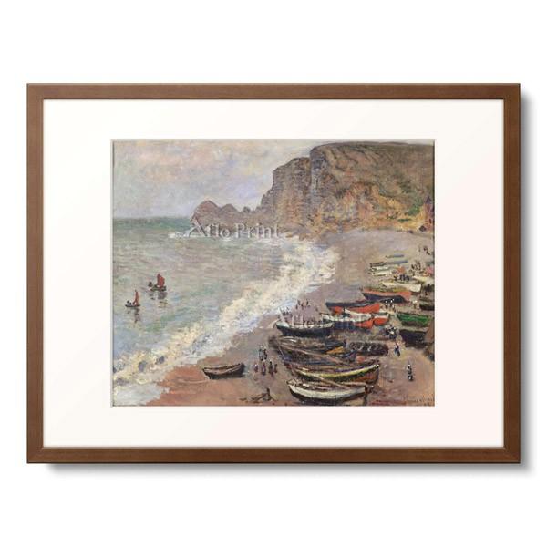 作家名:クロード・モネ  ( 1840年 - 1926年 ) タイトル:エトルタ海岸国籍:フランス ジャンル:印象派Artist: Monet, Claude,1840-1926 Imagetitle:Etretat, beach and ...