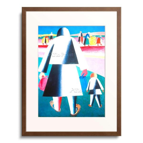 Artist:  Malewitsch, Kasimir,1878-1935 Imagetitle:  Martha and Vanka. Dimensions:  82 x 61 cm Medium:  Oil/Canvas Locati...