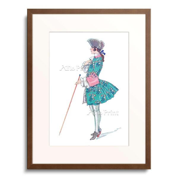 作家名：ジョルジュ・バルビエ  ( 1882年 - 1932年 ) 国籍：フランスジャンル： アール・デコ　ポショワール技法　西洋版画   Artist：Barbier, Georges (1882-1932)  Date： 1925 De...