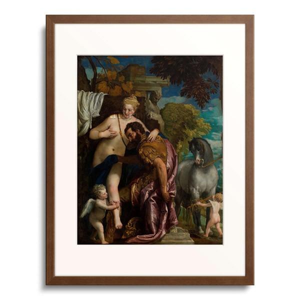 作家名： パオロ・ヴェロネーゼ  ( 1528年 - 1588年 ) タイトル：「キューピッドによって結ばれるマルスとヴィーナス」国籍： イタリア ジャンル　： ルネサンス　ヴェネツィア派Artist：Paolo Veronese（1528...