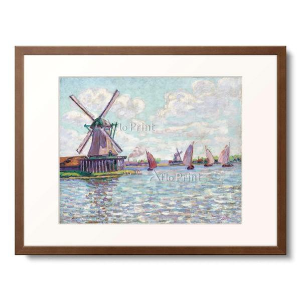 作家名： アルマン・ギヨマン　(1841年-1927年)国籍： フランスジャンル： 印象派   Artist:  Guillaumin, Jean-Baptiste Armand,1841-1927 Medium:  Dutch windm...