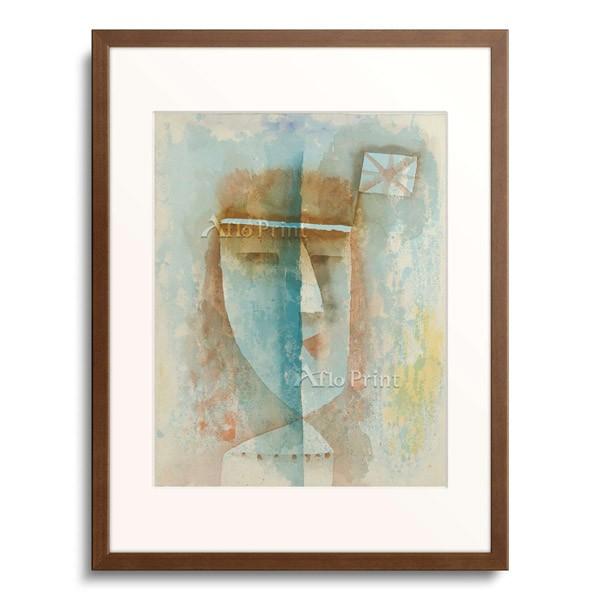 作家名： パウル・クレー  ( 1879年 - 1940年 ) 国籍： スイス ジャンル　： 抽象芸術Artist:  Klee, Paul,1879-1940 Imagetitle:  Flagged girl. 1929. K 9 Lo...