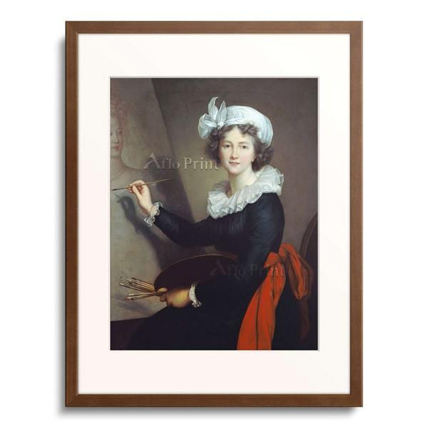 Artist: Vigee-Lebrun, Elisabeth-Louise,1755-1842 Imagetitle:Selbstbildnis beim Malen. Dimensions: 93 x 71 cm 所蔵:Privatbe...