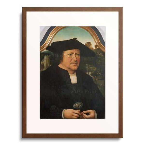 Artist: Massys, Quinten,1465/66-1531 Imagetitle:Portrait of a man unknown with a rosary. 所蔵:バーゼル市立美術館(スイス)