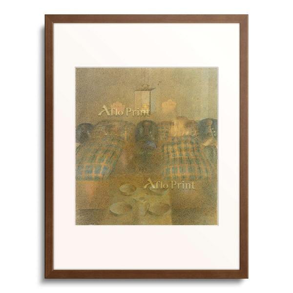 Artist: Meyer-Amden, Otto,1885-1933 Imagetitle:Schlafsaal im Waisenhaus. Dimensions: 21.7 x 18.7 cm Medium: Farbstift un...