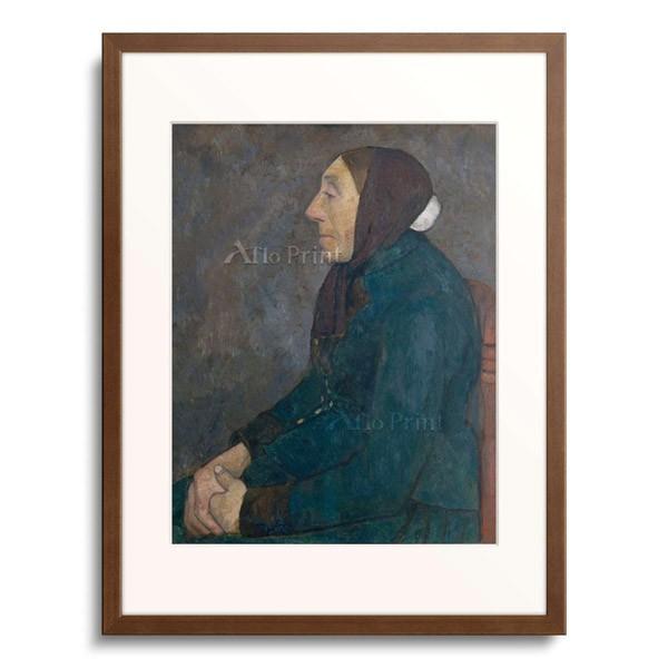 Artist: Modersohn-Becker, Paula,1876-1907 Imagetitle:Old Peasant Woman. About 1903 Dimensions: 82 x 65,5 cm カンバスに油彩所蔵:バー...