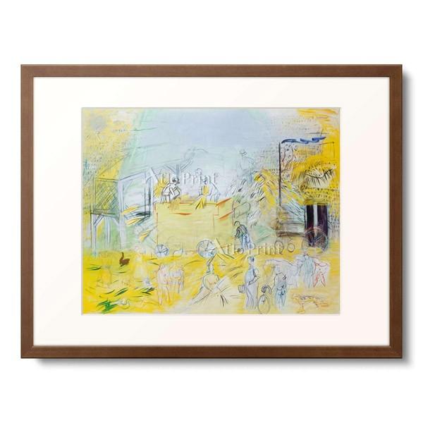 所蔵：ポンピドゥー・センター/パリ国立近代美術館Artist:  Dufy, Raoul,1877-1953 Imagetitle:  Harvest Scene Location:  Paris, Musee national d'Art...