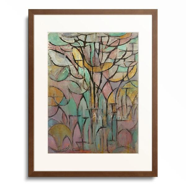 作家名： ピエト・モンドリアン ( 1872年 - 1944年 ) 国籍： オランダ ジャンル ： ドイツ表現主義Artist: Mondrian, Piet,1872-1944 Imagetitle: Trees. 1912 Locati...