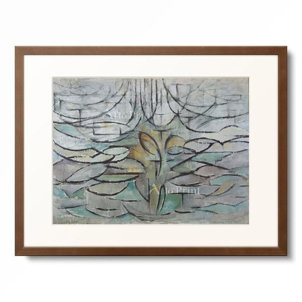 作家名： ピエト・モンドリアン ( 1872年 - 1944年 ) タイトル：花咲くリンゴの木国籍： オランダ ジャンル ： ドイツ表現主義Artist: Mondrian, Piet,1872-1944 Imagetitle: Flowe...