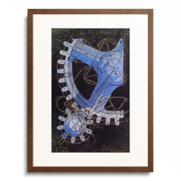 作家名 ： フランシス・ピカビア （1879年 - 1953年）国籍 ： フランス ジャンル ： ダダイズム Artist: Picabia, Francis,1879-1953 Imagetitle: Machines tournez v...