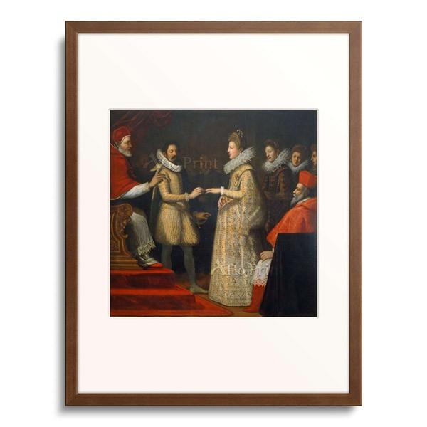 Artist:  Empoli, Chimenti Jacopo,1551-1640 Imagetitle:  Die Hochzeit der Maria de'Medici. Dimensions:  288 x 211 cm Medi...