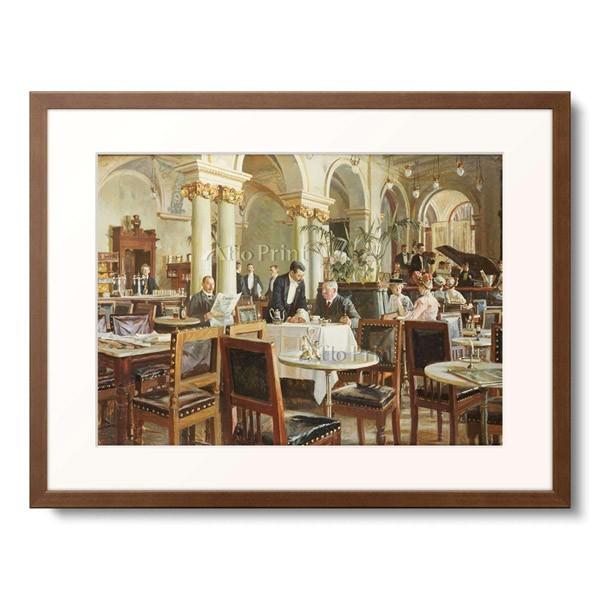 Artist:  Henningsen, Frants,1850-1908 Imagetitle:  Ein Cafe in Kopenhagen. 1906 Location:  Christie's Images Ltd