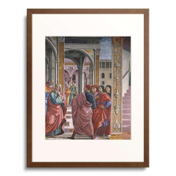 Artist:  Ghirlandaio, Domenico (T.Bigordi),1449-1494 Imagetitle:  The Expulsion of Joachim from the Temple. Location:  F...